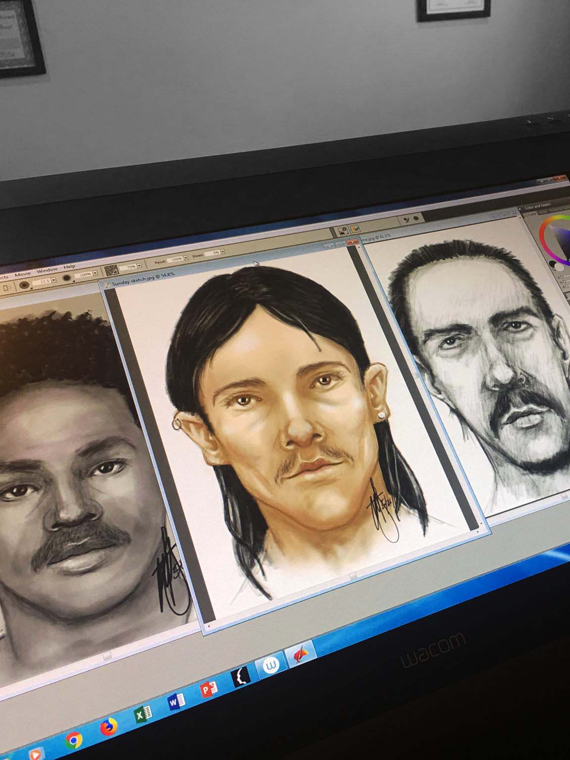 Online Facial Composite Sketch Interviews by Michael W. Streed.